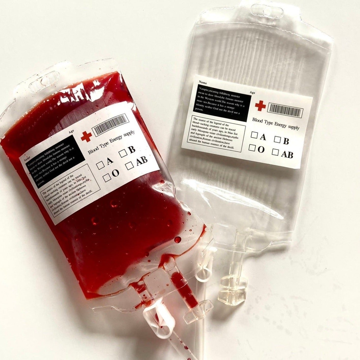 The IV Blood Bag – The Prosthetics House